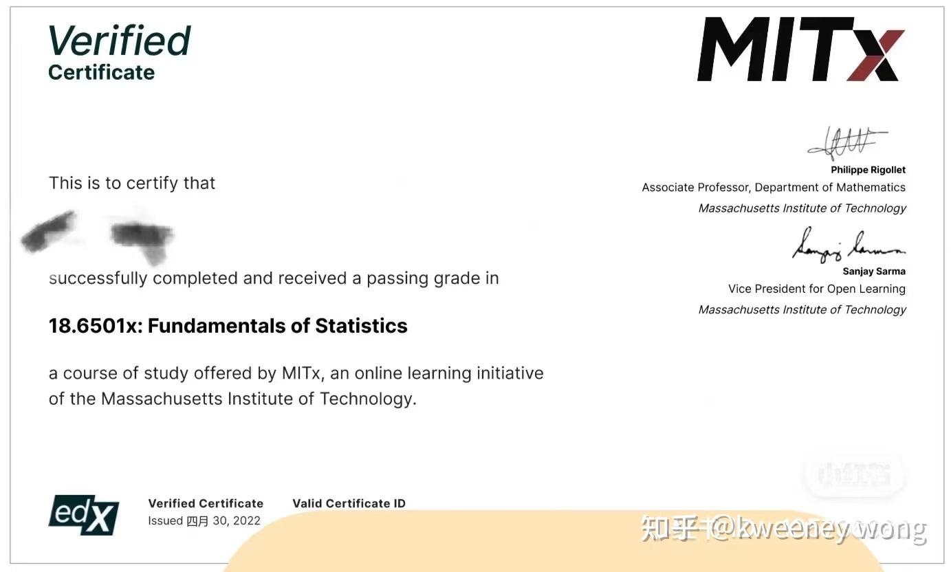 MIT在线微硕士（MicroMaster）Statistics and Data Science - 知乎