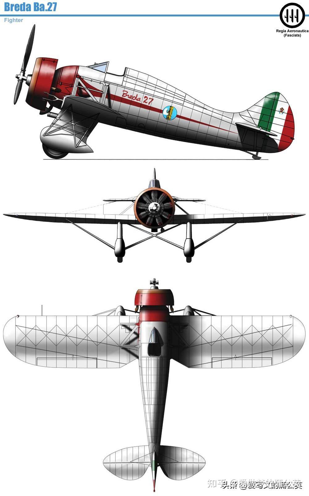 二战军机大全——意大利侦察机与战斗机 - 知乎