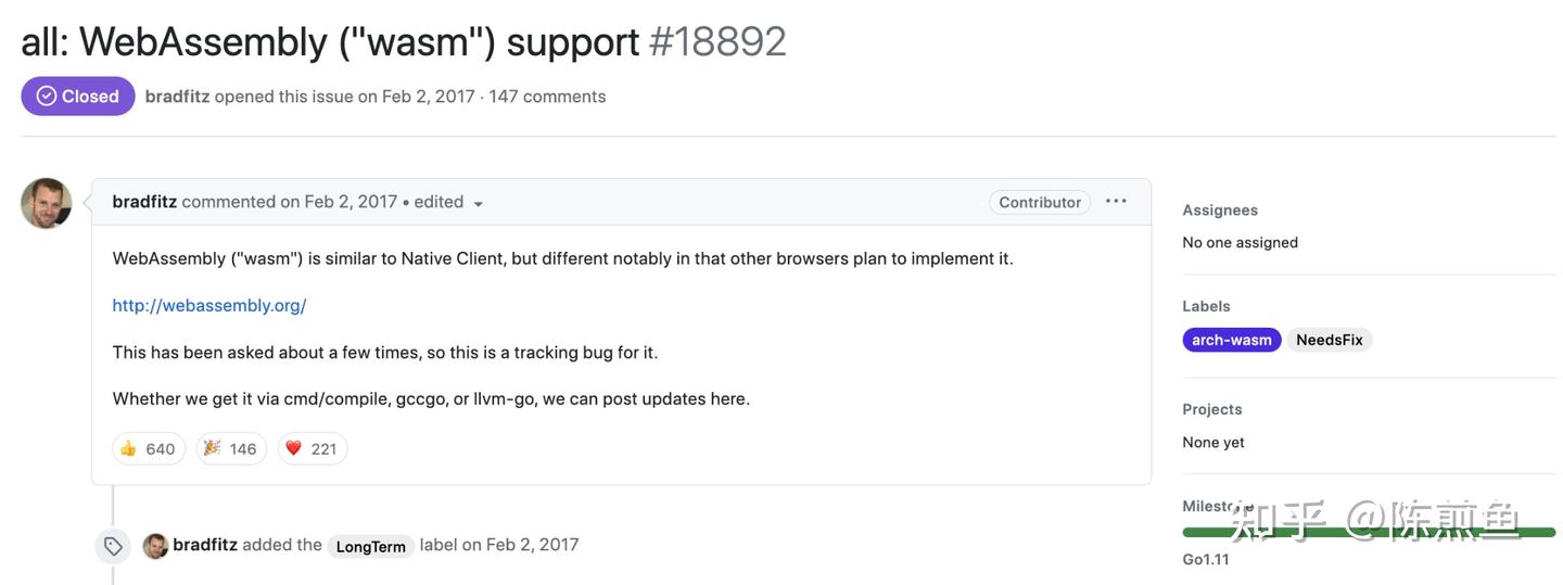 Go121 速览:go 终于打算进一步支持 Webassembly 了。。。 知乎