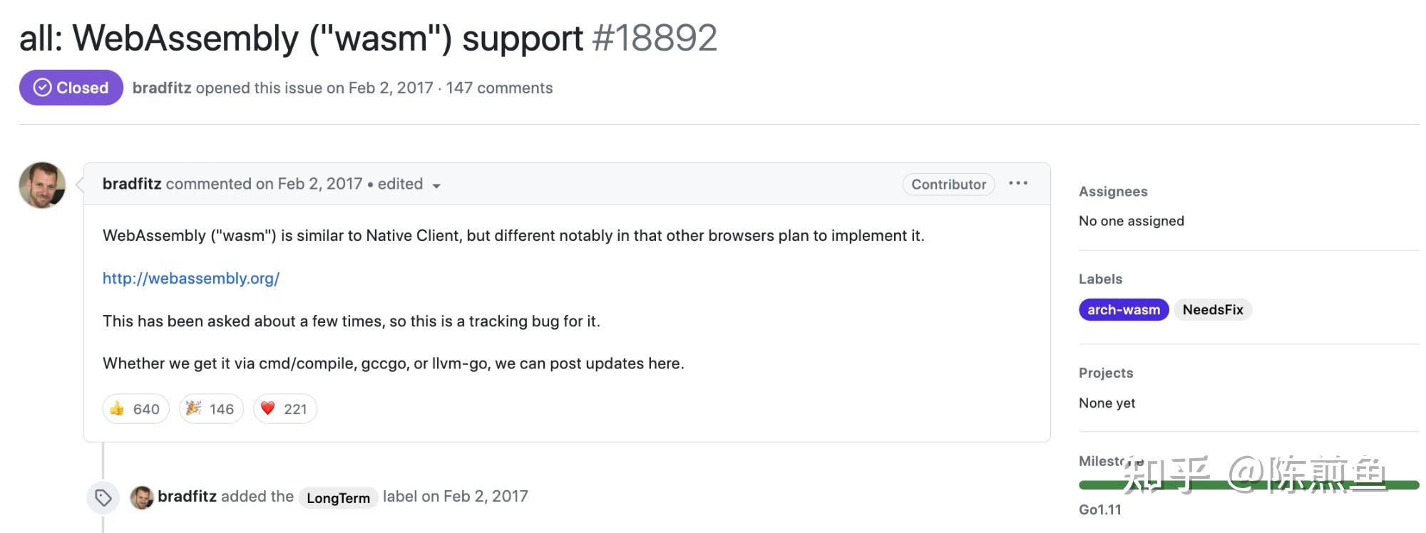 Go1.21 速览：Go 终于打算进一步支持 WebAssembly 了。。。 - 知乎