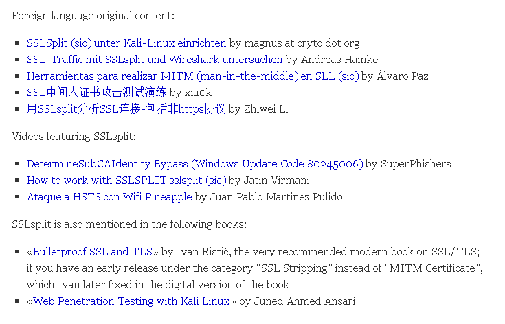酷站推荐 - roe.ch/SSLsplit - transparent SSL/TLS interception - 知乎