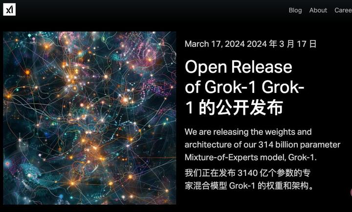 说到做到，马斯克开源Grok，3140亿参数免费可商用｜焦点分析 - 知乎