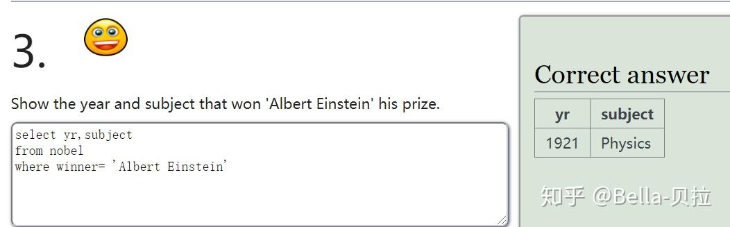 sqlzoo练习4（含答案）：SELECT from Nobel Tutorial - 知乎
