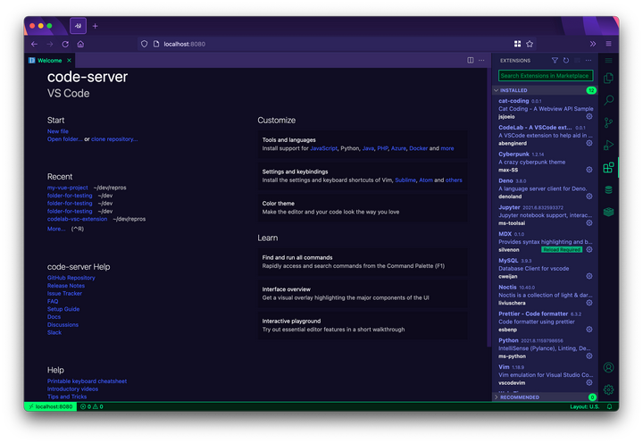 配置code-server并支持https及jupyter - 知乎