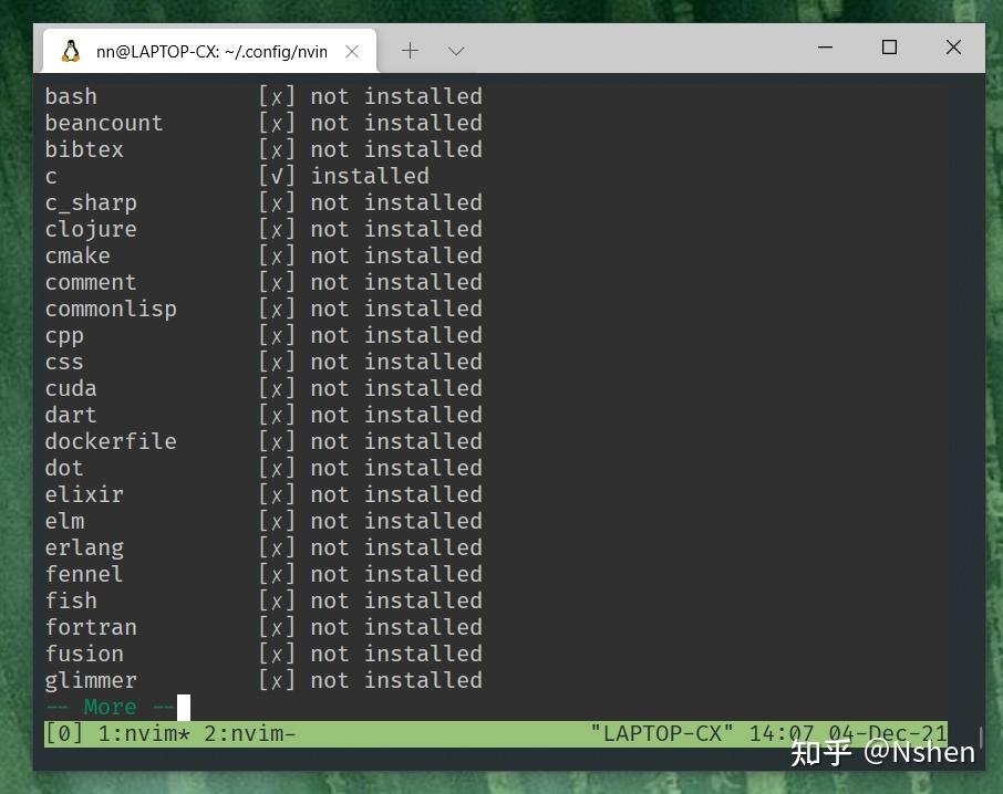 Neovim 代码高亮插件 nvim-treesitter 的安装与配置 - 知乎