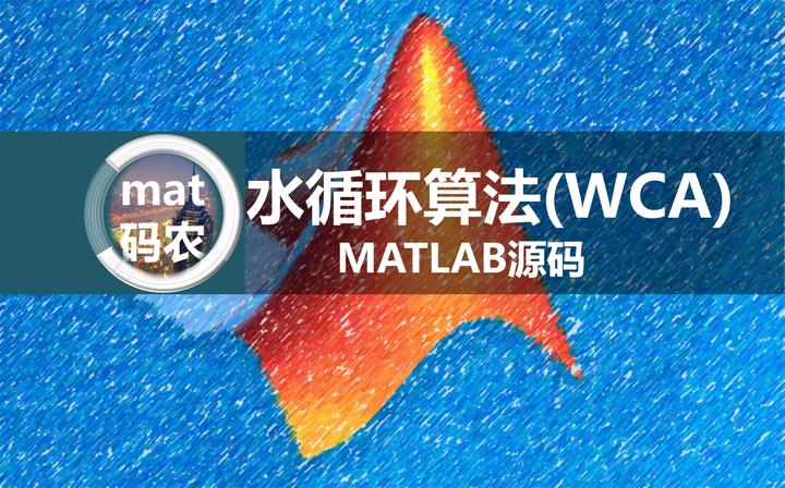 Wca水循环优化算法(matlab源码) 知乎 7487