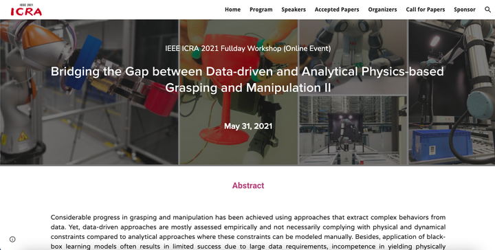 机器人领域顶级学术会议ICRA 2021 - 知乎