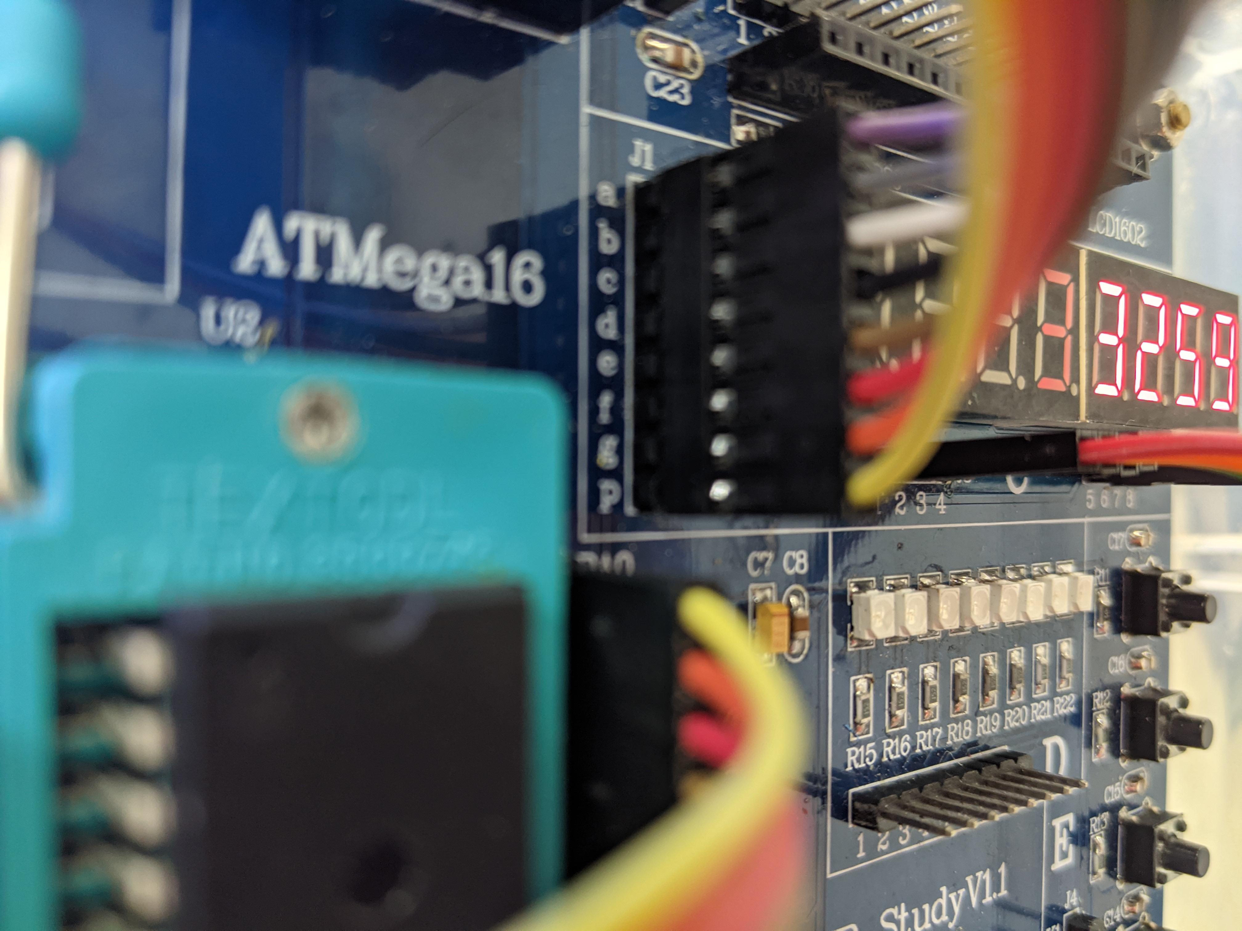 ATmega16 8位数码管显示与智能密码锁 - 知乎