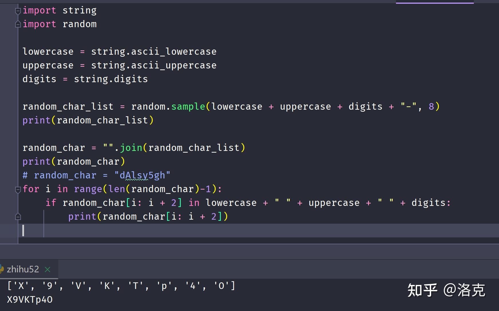 求教python随机生成字符串? - 知乎