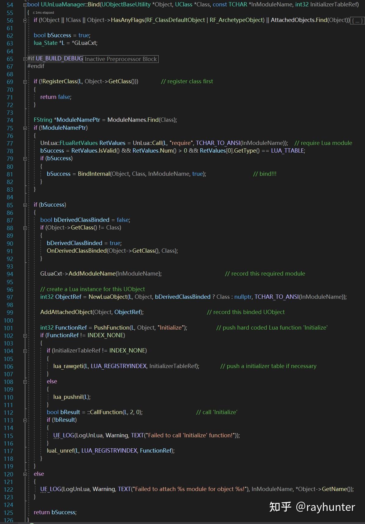 UnLua与UE4的UObject绑定原理深入分析 - 知乎