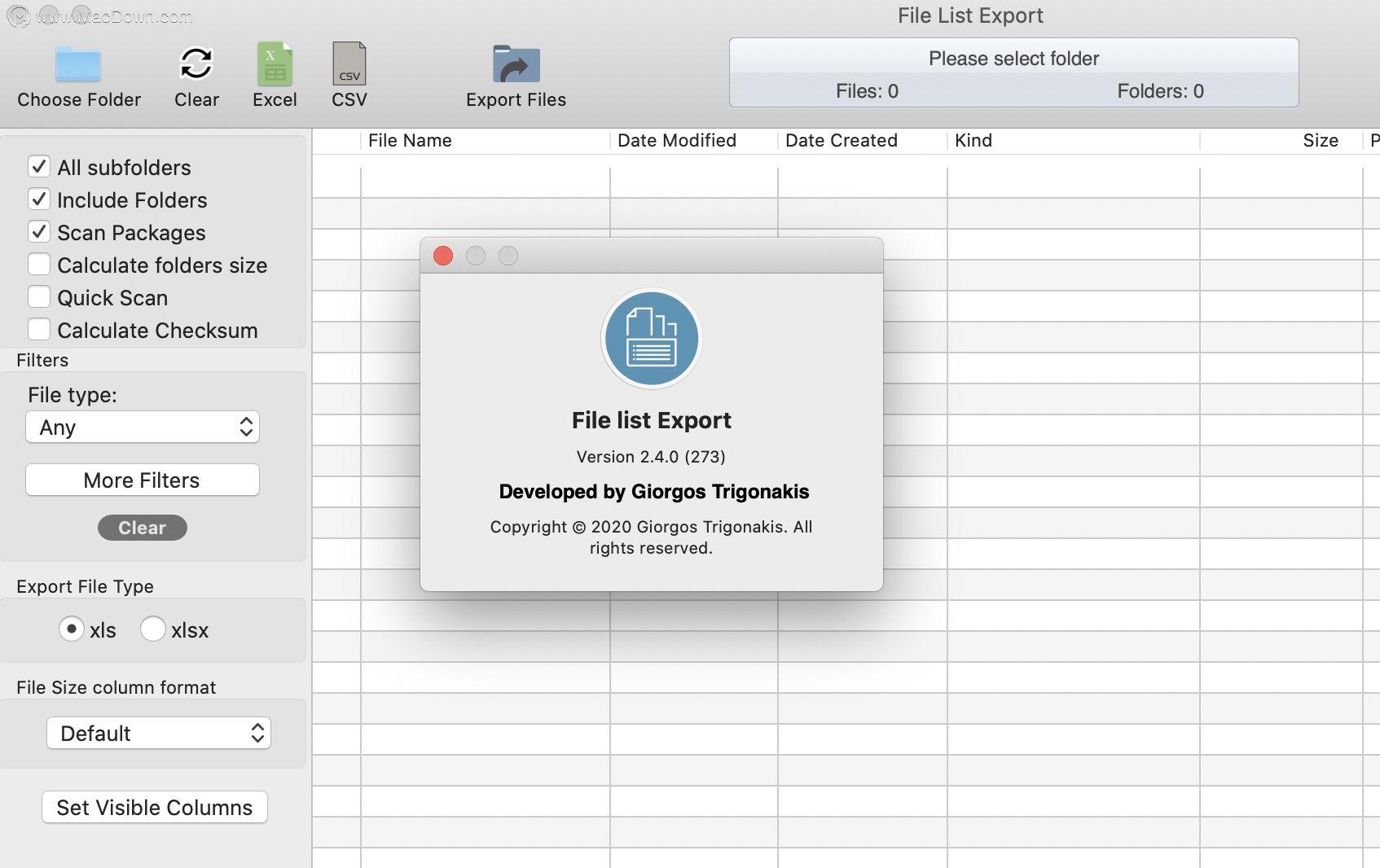 Mac文件列表导出工具 - 知乎