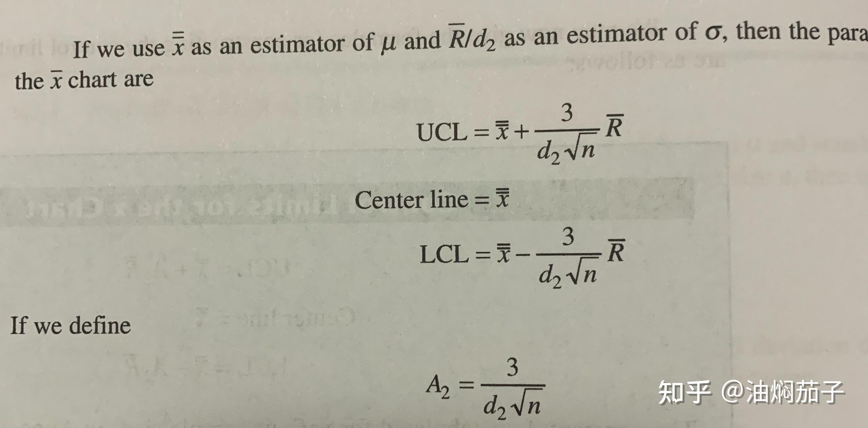 SPC控制图，当使用系数来计算UCL/LCL时，如何计算ABC区? - 知乎