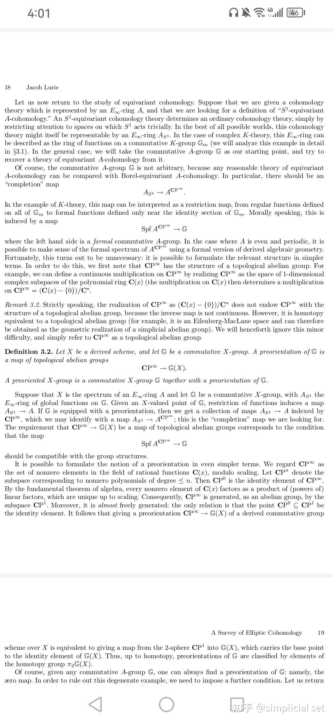 Lurie 的 derived algebraic geometry 有多重要？ - 知乎