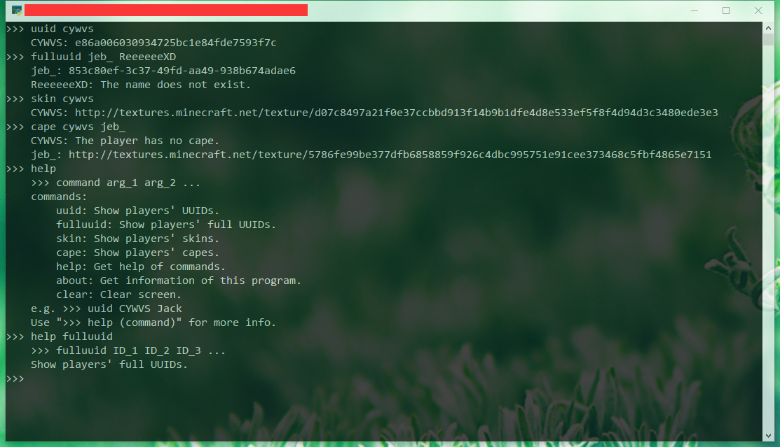 （Python）查询 Minecraft JE 正版账号 UUID、皮肤和披风的小程序 - 知乎