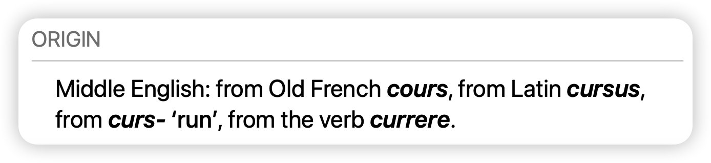 of course 表示「当然」的由来是什么？ - 知乎