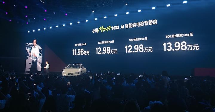 小鹏MONA M03 Max 12.98万开卖！搭载双Orin-X芯片，高阶辅助驾驶上车 - 知乎