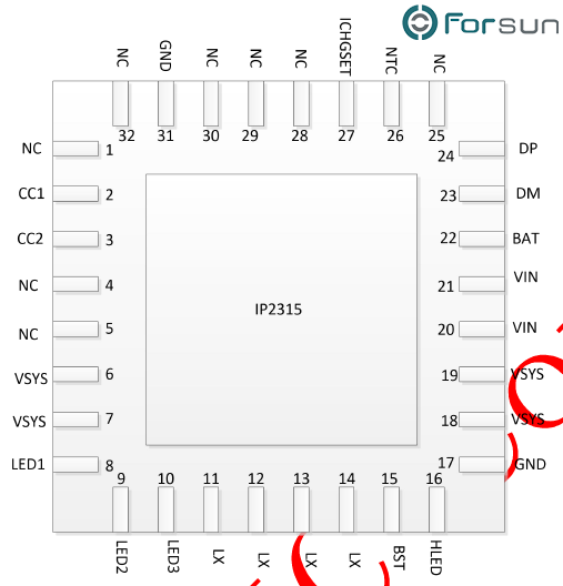 IP2315 集成输入快充协议的单节锂电池同步开关降压 4.8A 充电IC - 知乎