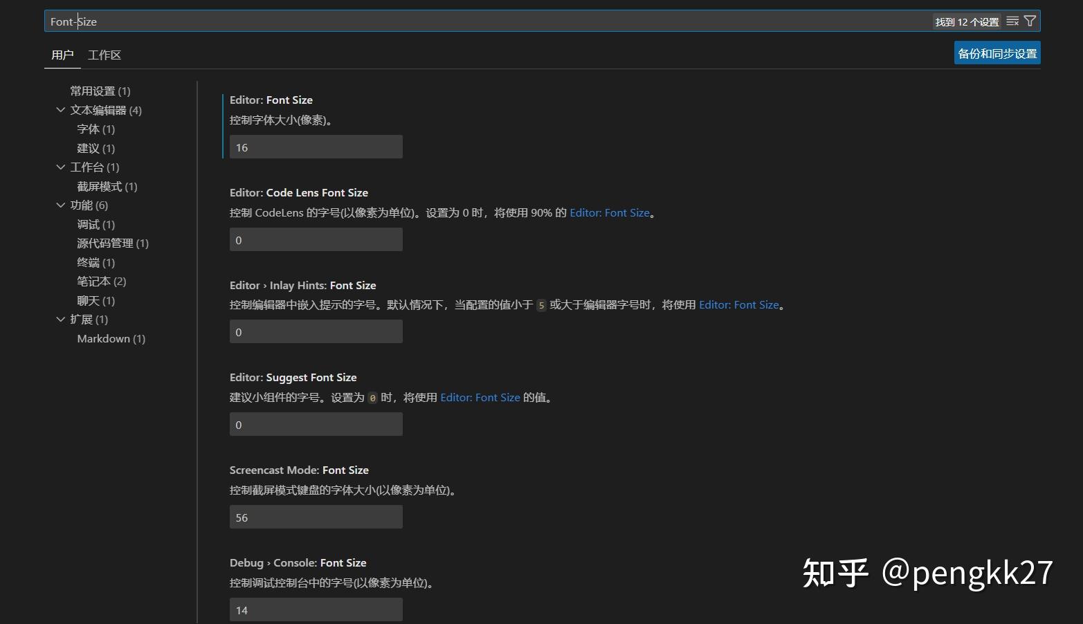 vs code怎么调整代码字体代码大小？ - 知乎