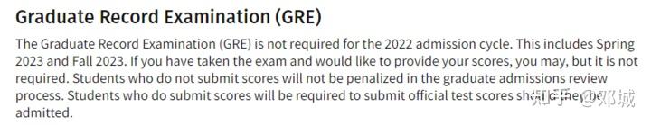 2024fall美研申请，部分TOP30院校GRE要求汇总！ - 知乎