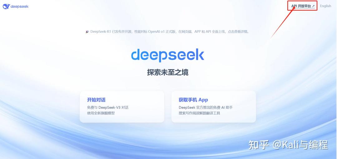 仅需5步，在VScode调用DeepSeek大模型（By:Kali与编程） - 知乎