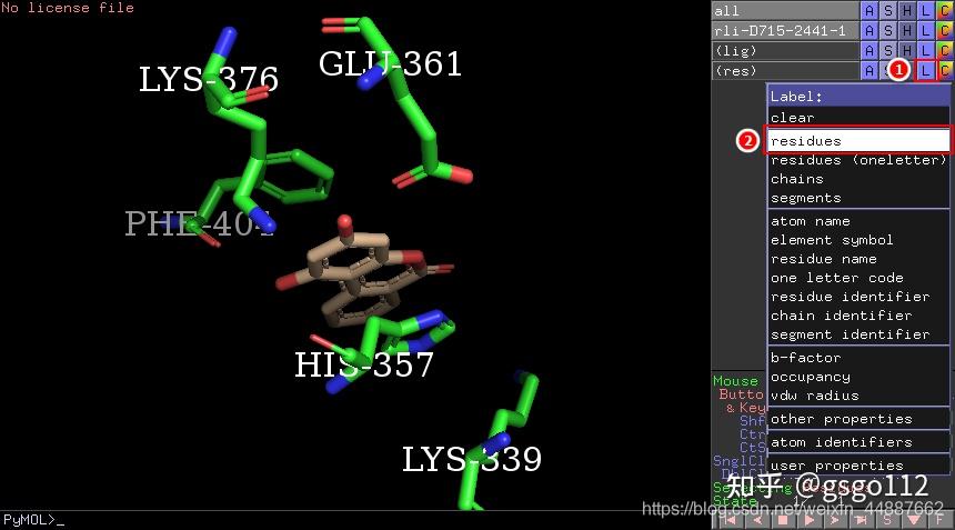 Pymol处理对接结果作图 - 知乎