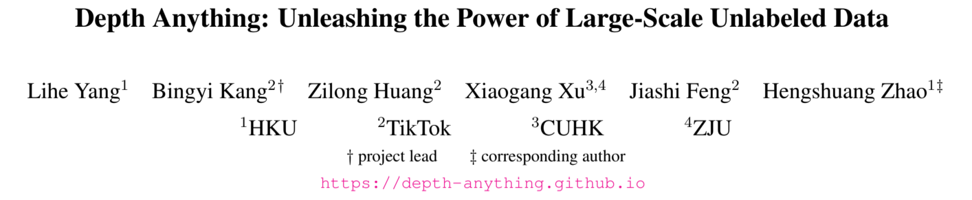 Depth Anything & Depth Anything V2 - 知乎