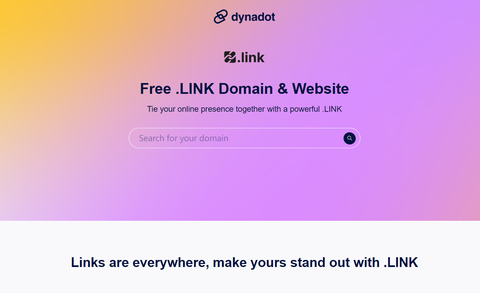 如何在Dynadot上免费注册领取一年的.link顶级域名 - 知乎