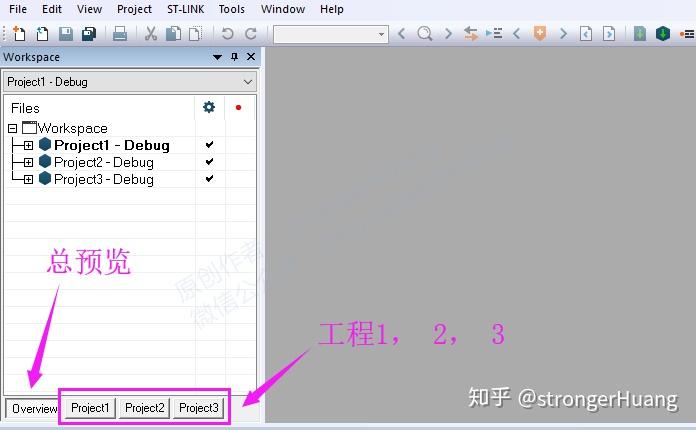 EWSTM8系列教程11_一个工作空间添加多个工程 - 知乎