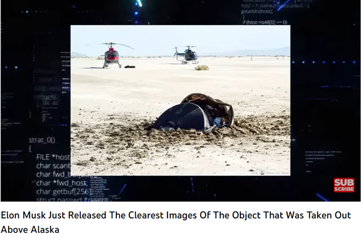 Elon Musk Just Released The Clearest Images Of The Object That Was ...