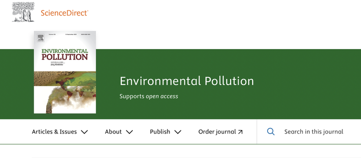 重点推荐：环境/生态/农业/生物，中科院二区SCI，TOP期刊，《Environmental Pollution》，因子8.9 - 知乎