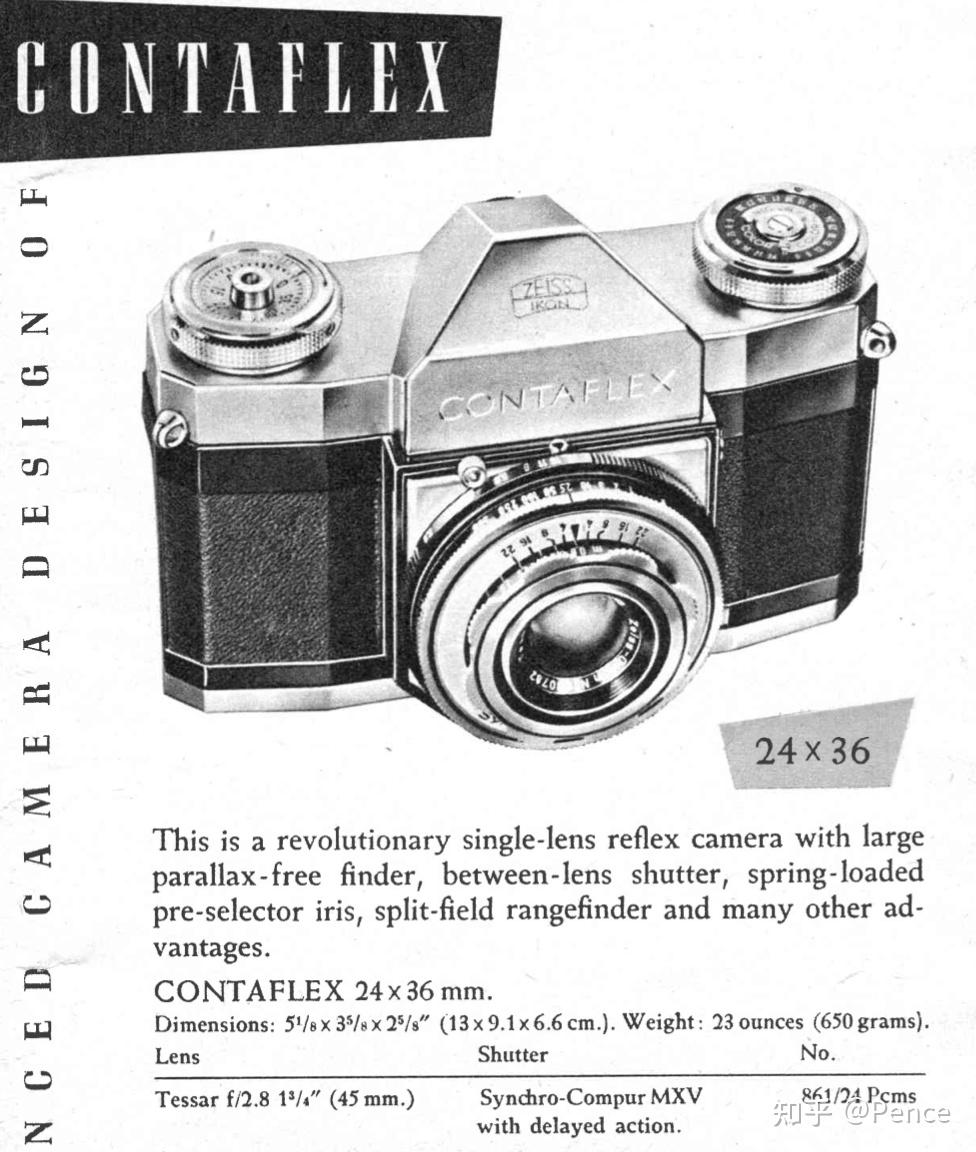 以父之名，中兴之辈——CONTAFLEX(SLR)小传 - 知乎