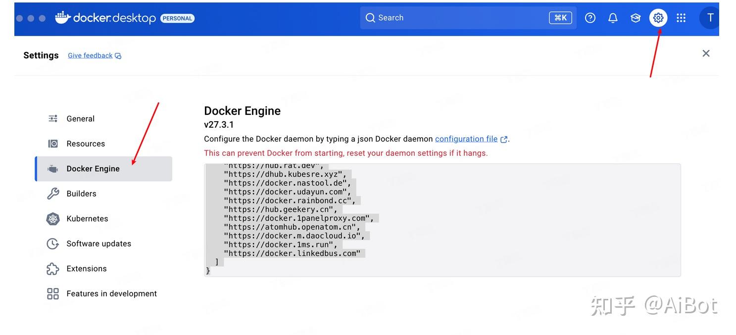 MAC系统下安装Docker及Docker镜像加速，并部署Dify - 知乎