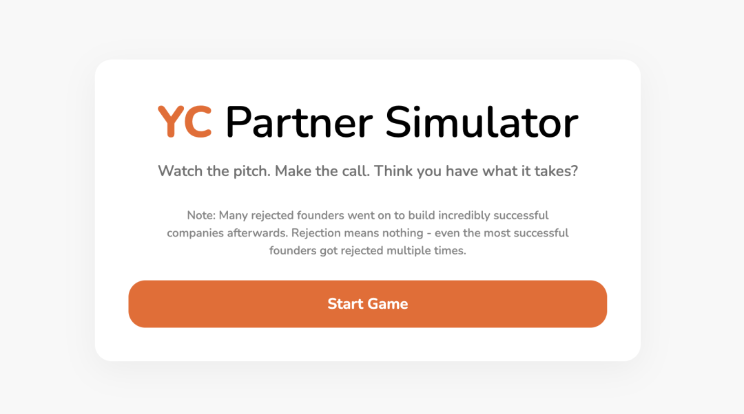 你是合格的投资人吗？这款游戏让你像 YC 合伙人一样思考 - 知乎