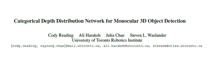 CVPR | 3D Detection | CaDDN - 知乎