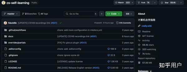 Github 300k 点赞！堪称最强计算机自学指南！ - 知乎