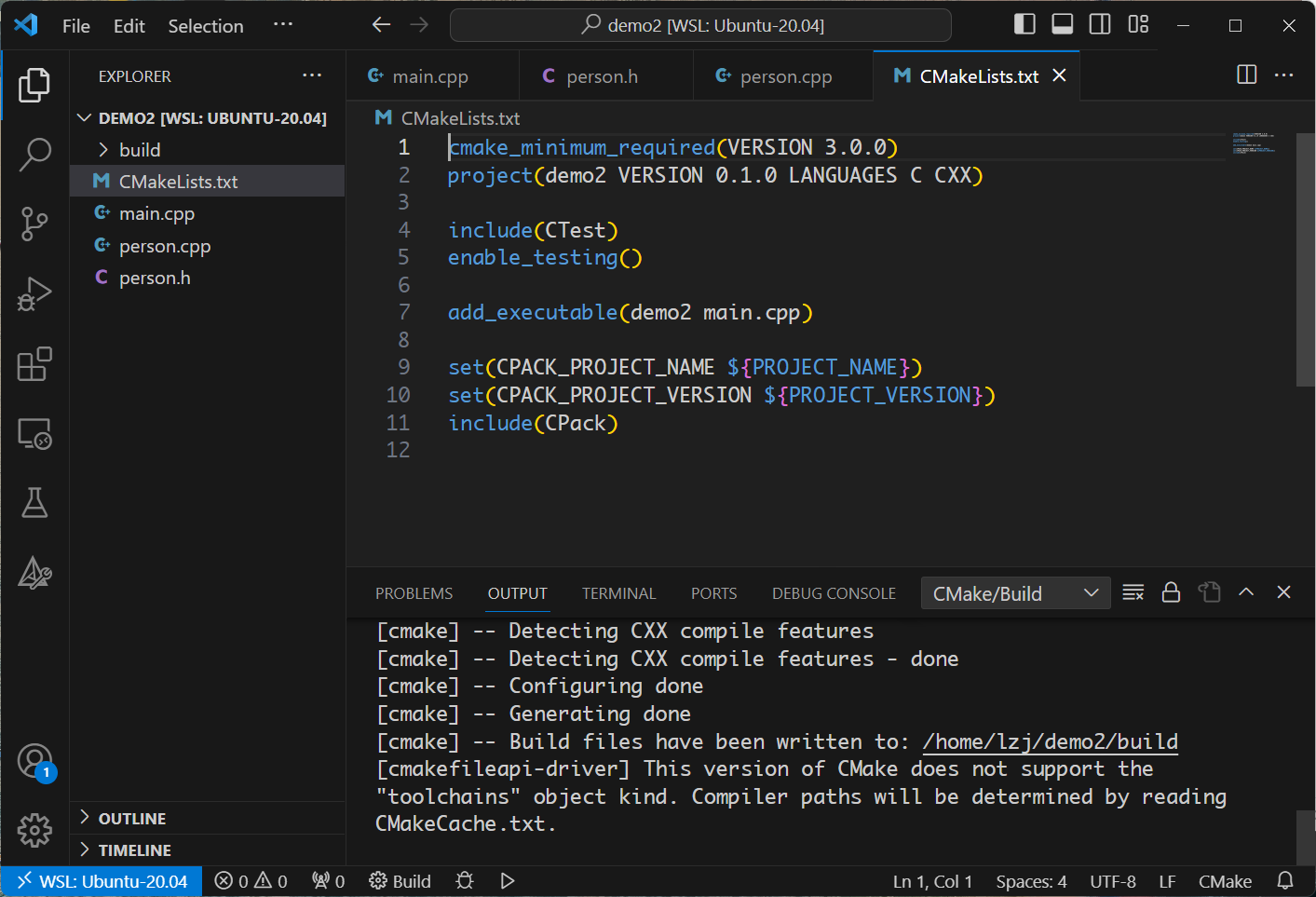 Windows+WSL+CMake+VSCode: 个人认为运行调试C++小项目的最佳配置 - 知乎
