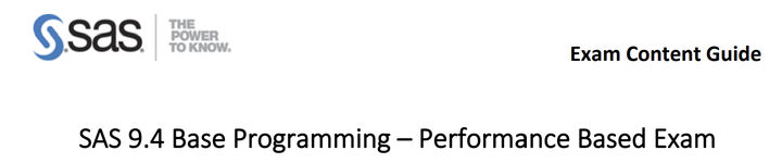 SAS base认证（2）——考纲分析&目录 - 知乎
