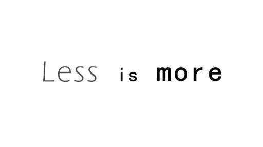 你真的理解什么是“Less is more”吗？ - 知乎