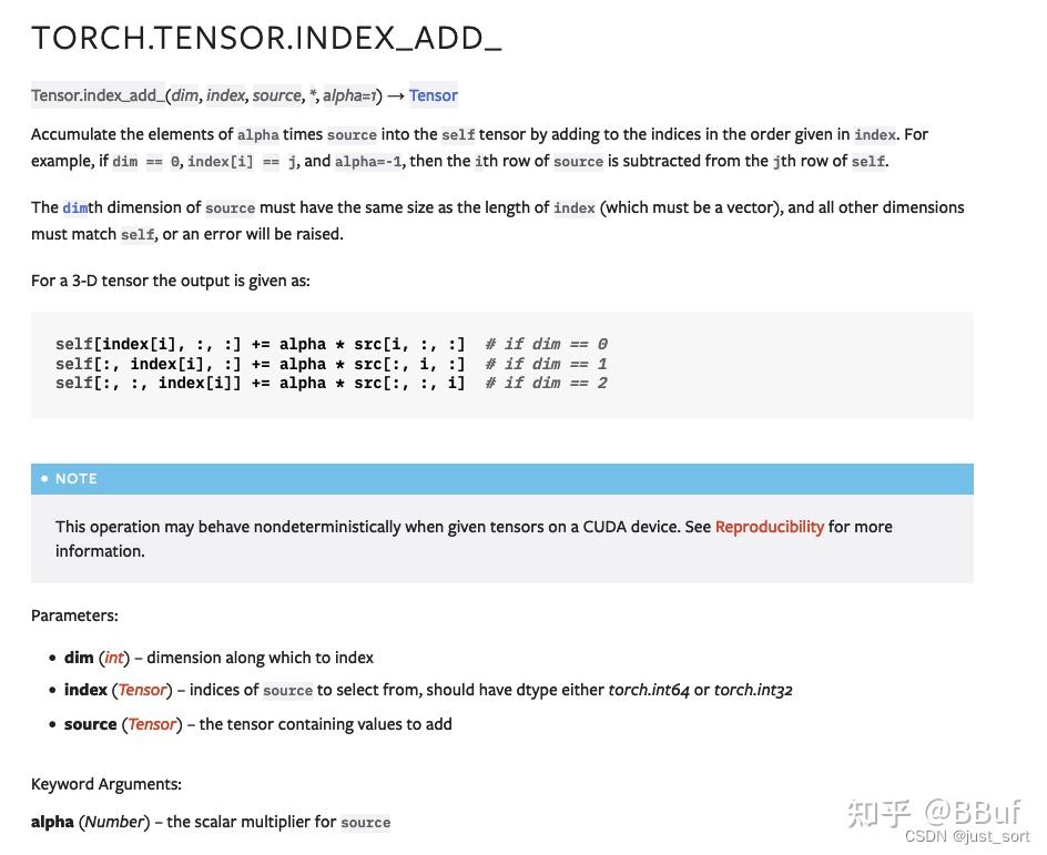 【BBuf的CUDA笔记】五，解读 PyTorch index_add 操作涉及的优化技术 - 知乎