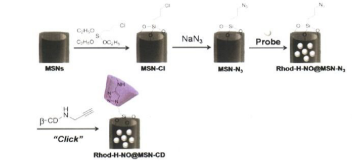 PH响应性环糊精Rhod-H-NO@MSN-CD修饰介孔硅/荧光/纳米 - 知乎
