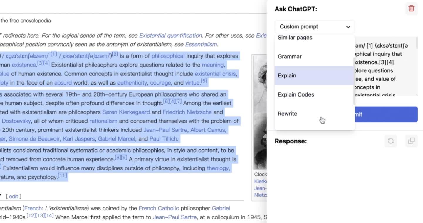 ChatGPT工具 Sider + Pandora - 知乎