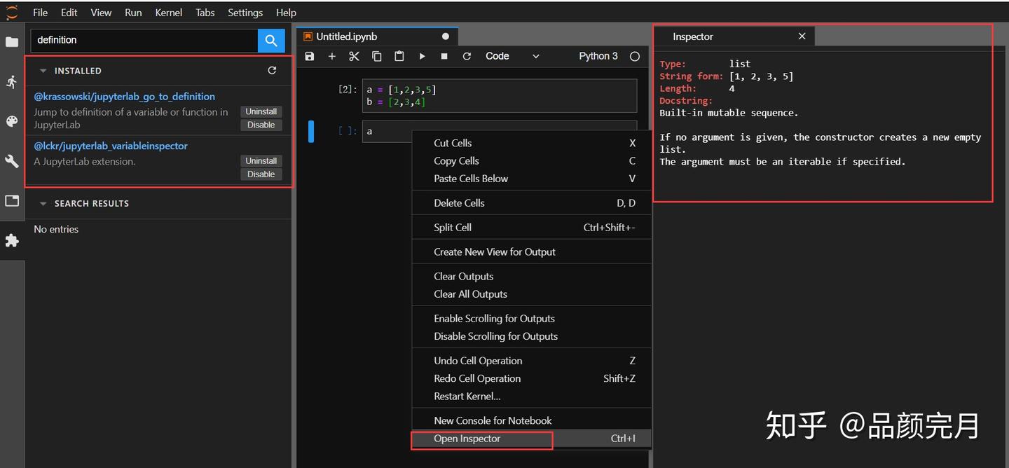 给 jupyter lab 安装插件 - 知乎
