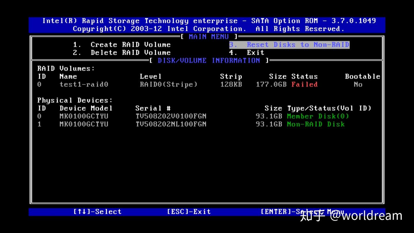 如何用Intel主板集成的RAID控制器（Intel RST）实现硬盘提速与硬盘数据恢复 - 知乎
