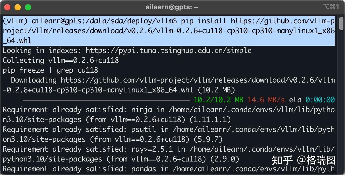 vLLM-0001-入门 01-安装 - 知乎