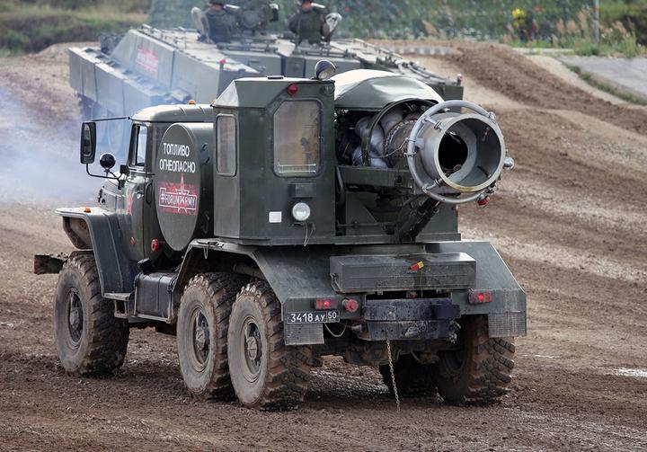 把战斗机发动机背在身上，苏/俄TMS-65特种车 - 知乎