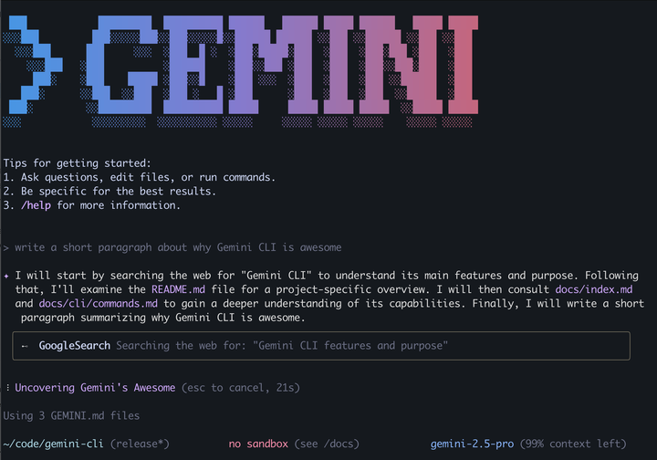 谷歌 Gemini-cli Prompts 分享！开源一周斩获 51K Star！ - 知乎