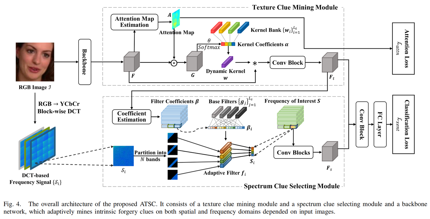 文献阅读：Adaptive Texture and Spectrum Clue Mining for Generalizable Face Forgery Detection - 知乎
