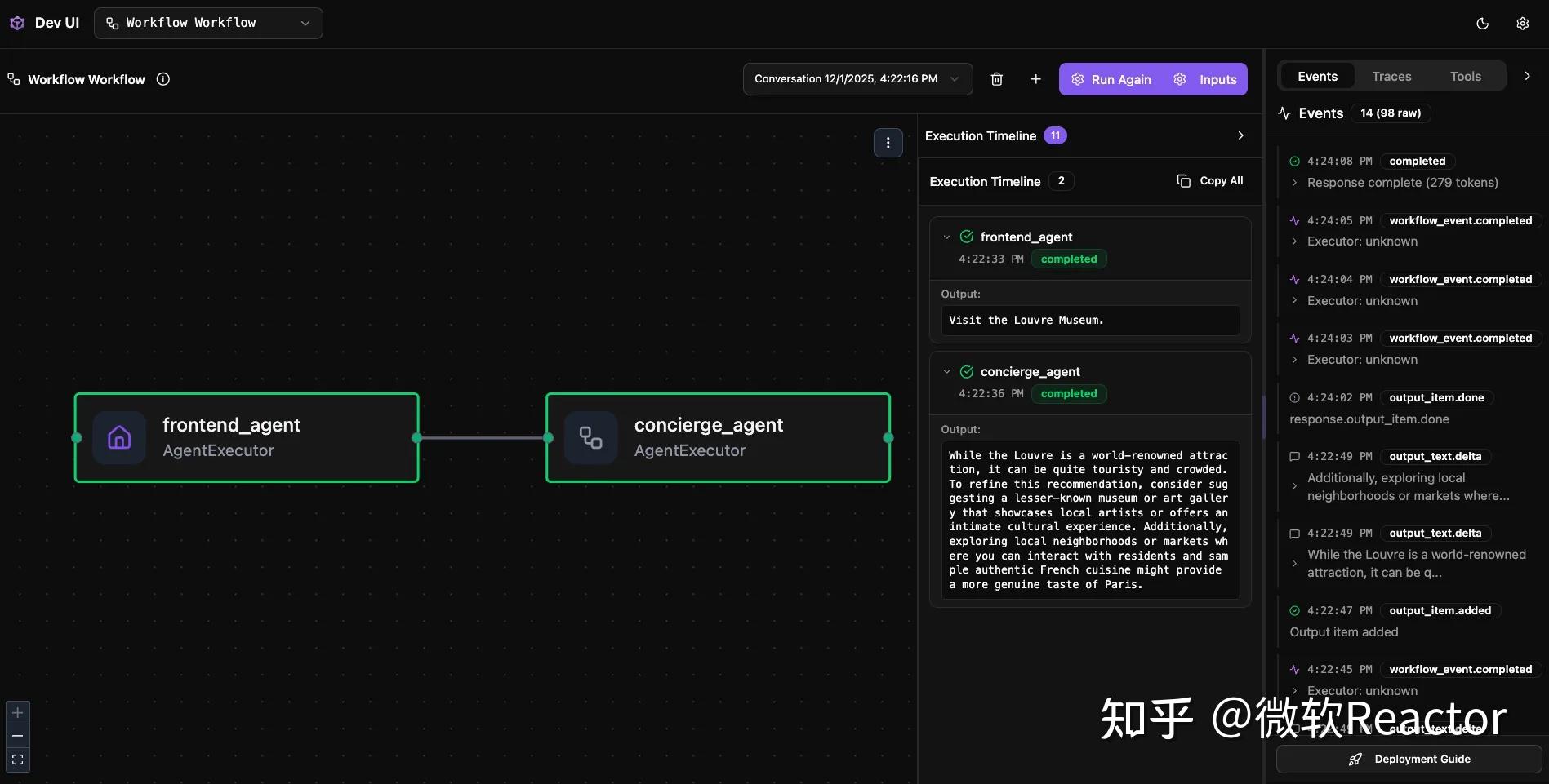 技术速递｜基于 Microsoft Agent Framework 的 Agentic 开发“黄金三角”：AG-UI、DevUI 与 OpenTelemetry 深度解析 - 知乎
