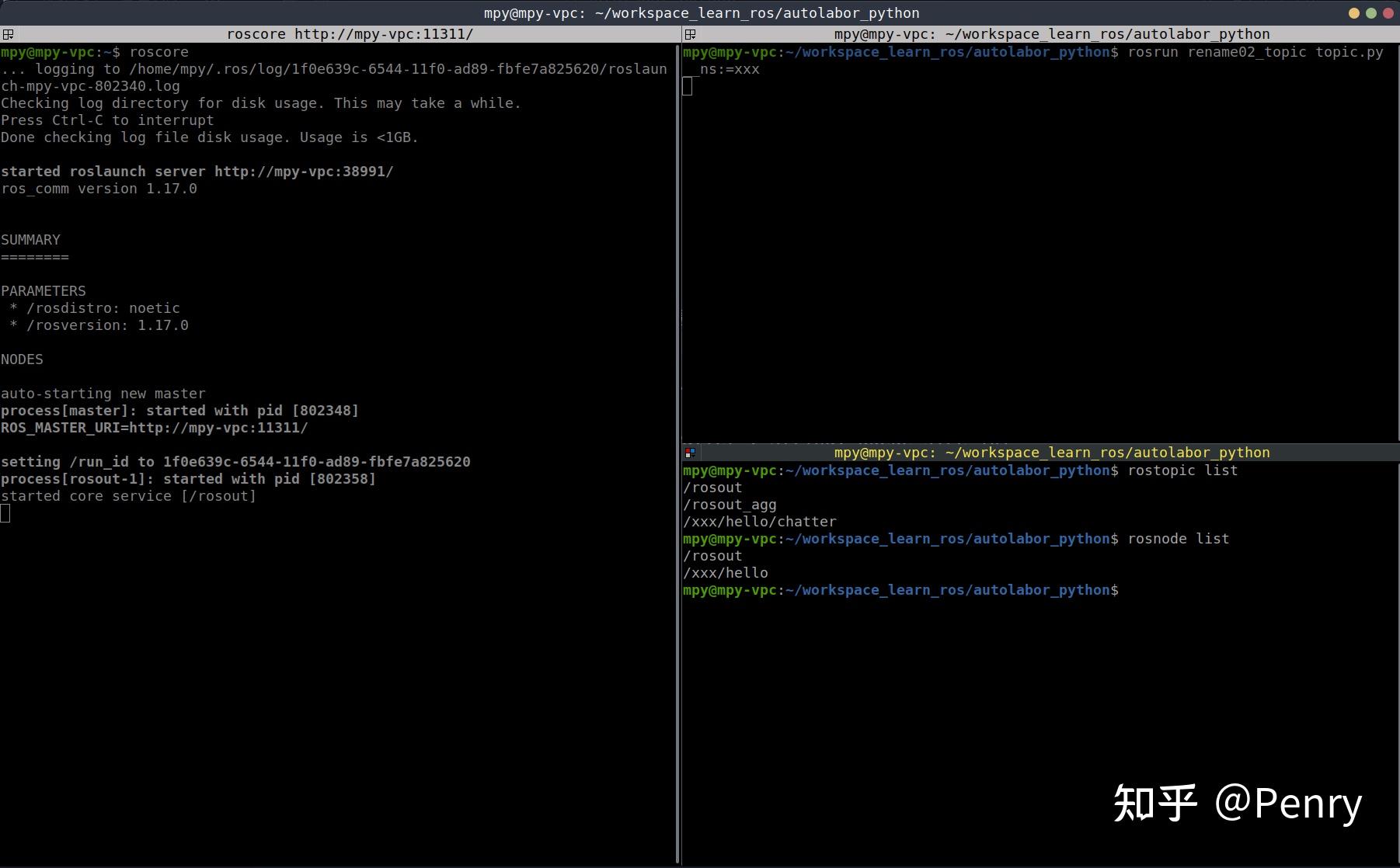 AutoLabor-ROS-Python 学习记录——第四章 ROS 运行管理 - 知乎