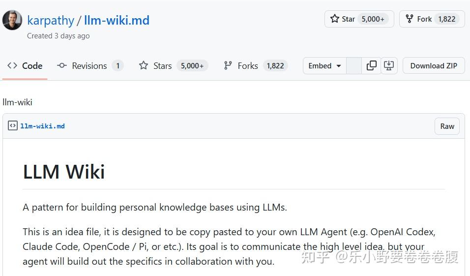 Karpathy的LLM Wiki深度拆解：从理念到落地，如何构建可进化的知识底座 - 知乎